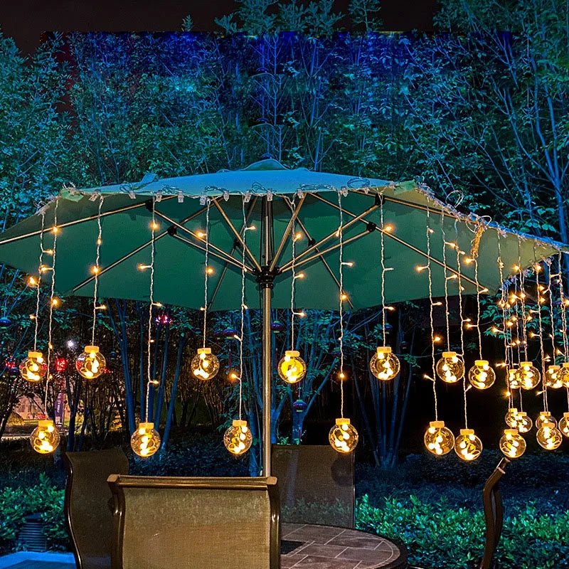 SolarGlow | Elegant Solar String Lights for Outdoor Patio Ambiance ...